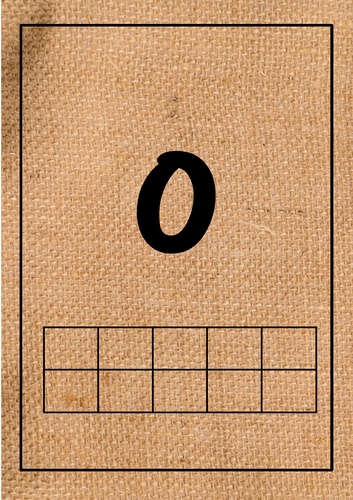 Hessian Numberline 0-10 | Teaching Resources