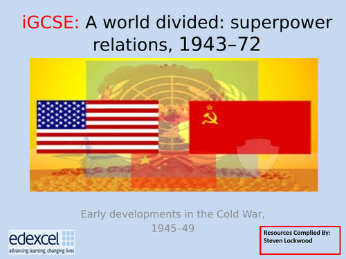 GCSE History: 6. Cold War - Soviet Expansion, Cominform and Comecon ...