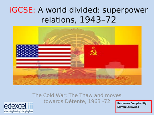 GCSE History: 20. Cold War - SALT I 1972 | Teaching Resources