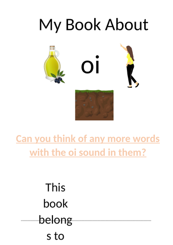 Phonics resource to teach children the sound ‘oi’ in Phase 3 | Teaching ...