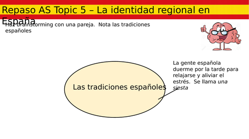 AS Revision - Topic 5 - La identidad regional en España | Teaching ...