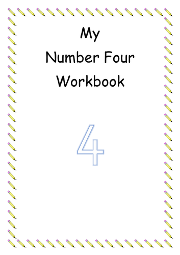 Number Four Workbook | Teaching Resources