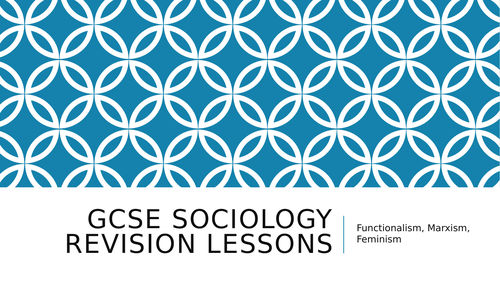 AQA GCSE Sociology Perspectives Revision Lessons | Teaching Resources AQA GCSE Sociology Perspectives Revision Lessons | Teaching Resources