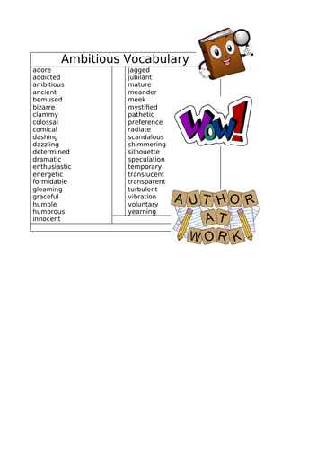 LKS2 Ambitious Vocabulary | Teaching Resources