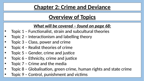 AQA A Level - Sociology - Introduction to Crime and Deviance | Teaching ... AQA A Level - Sociology - Introduction to Crime and Deviance | Teaching ...