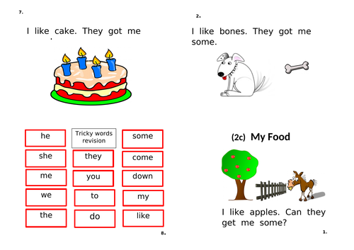 First Reading Book 2c Mrs Pryce's Funny Phonics | Teaching Resources