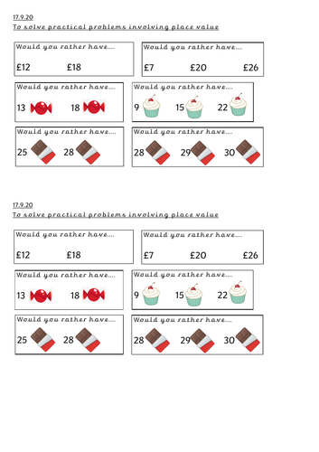 Place Value Year 1 | Teaching Resources