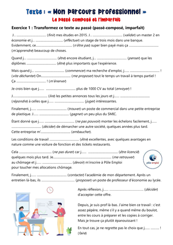 Imparfait And Passe Compose Practice