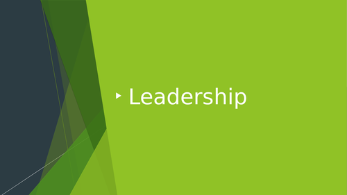 AQA A Level PE - Leadership (sport psychology) | Teaching Resources AQA A Level PE - Leadership (sport psychology) | Teaching Resources