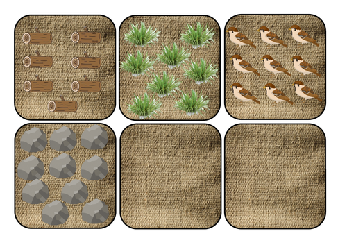 Natural counting objects 1-10 | Teaching Resources