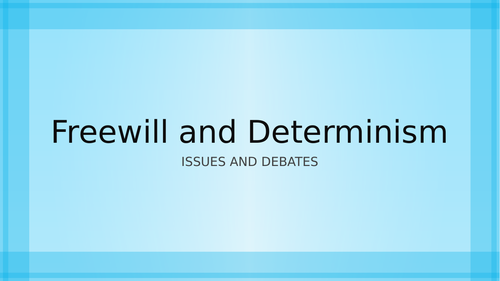 Issues and Debates | Teaching Resources