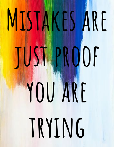 Inspirational quotes posters(with rainbow backgrounds) | Teaching Resources