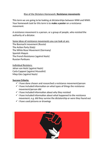 Rise of the Dictators Unit | Teaching Resources