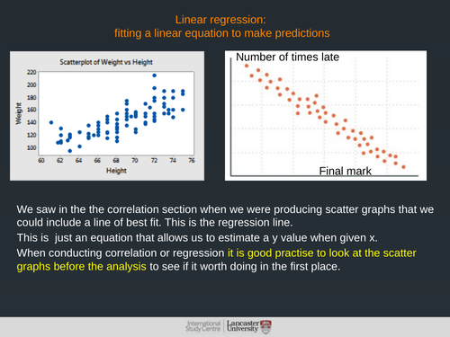 Using SPSS: Multiple linear regression for University | Teaching Resources