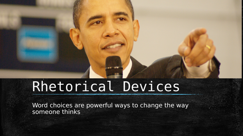 Rhetorical Devices | Teaching Resources