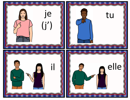 French Pronouns: 60 Flashcards on Subject, Object, Reflexive, Emphatic ...