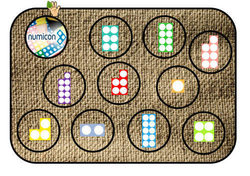 Matching 1-10 with Numicon shapes and Numberblocks comaptible with ...