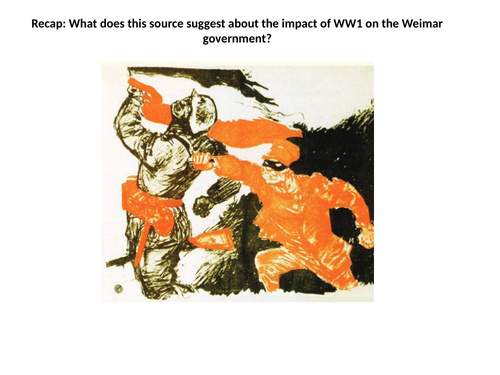 Weimar: Collapse of democracy 1930-33 (Edexcel) | Teaching Resources