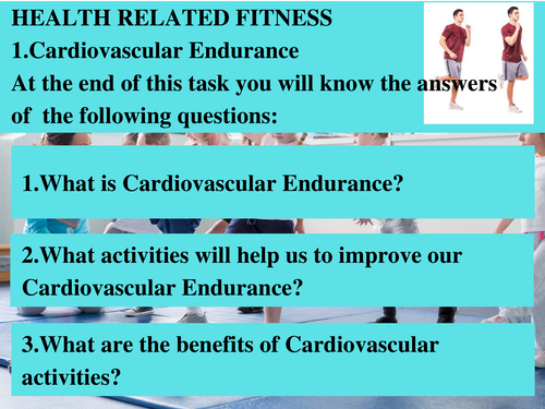 Grade 4 - Health Related Fitness - Cardiovascular Endurance | Teaching ...