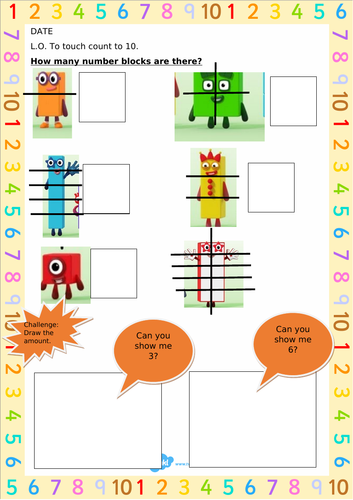 Touch Counting | Teaching Resources