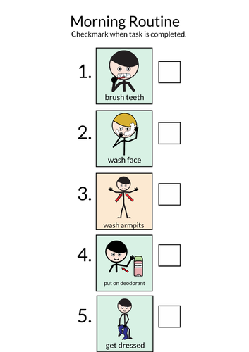 Morning Hygiene Routine | Teaching Resources