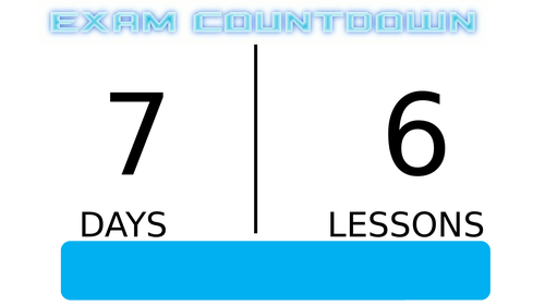 Exam Countdown | Teaching Resources