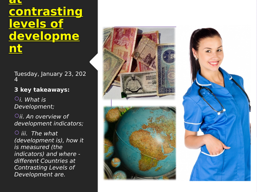 Human Geography: Countries at Contrasting Levels of Development ...