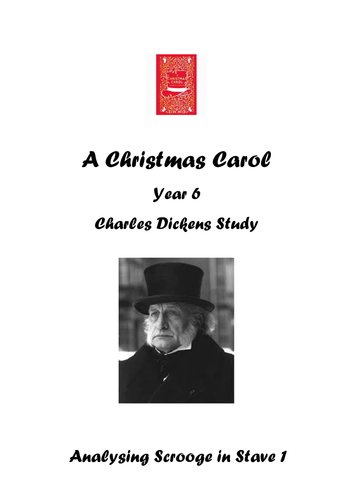 Stave 1 Scrooge Analysis Booklet KS3 | Teaching Resources