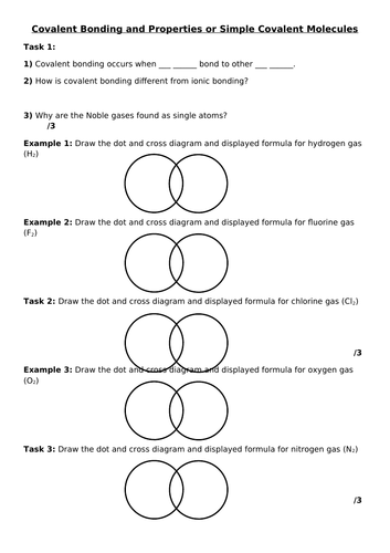 Covalent Bonding | Teaching Resources