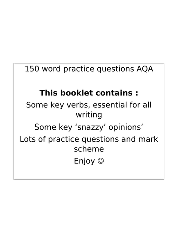 150 word booklet Spanish | Teaching Resources