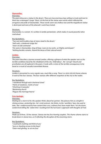 AQA- English Literature- Poetry Anthology (2018) | Teaching Resources AQA- English Literature- Poetry Anthology (2018) | Teaching Resources