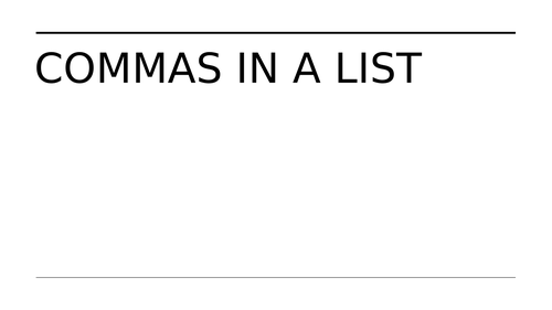 Year 2 Using commas in a list - animal theme | Teaching Resources