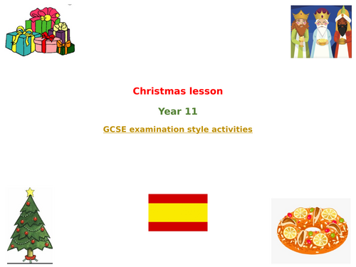 GCSE Spanish Christmas lesson | Teaching Resources