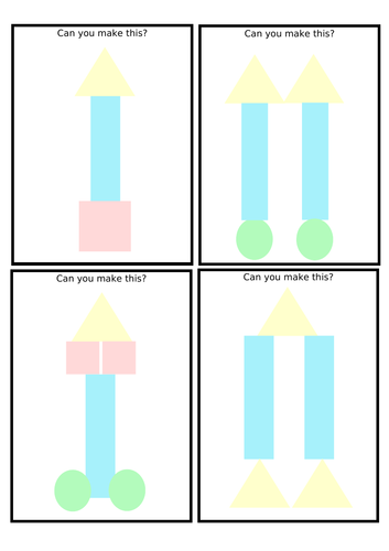 Early years shape, space and measure resources