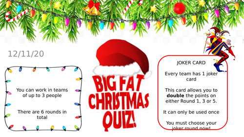 Maths Christmas Quiz | Teaching Resources