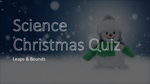 Science Christmas Quiz | Teaching Resources