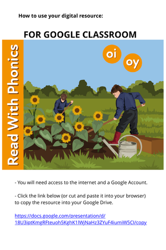 Learn The Phonic Sounds oi and oy: Google Classroom Resource | Teaching ...