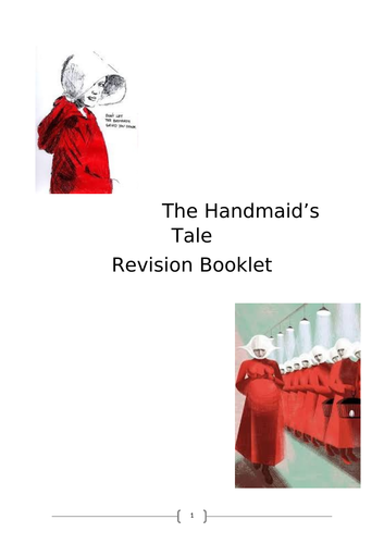 The Handmaid's Tale Revision Booklet | Teaching Resources