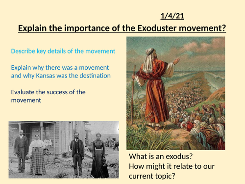 Exodusters and Oklahoma Land Rush | Teaching Resources
