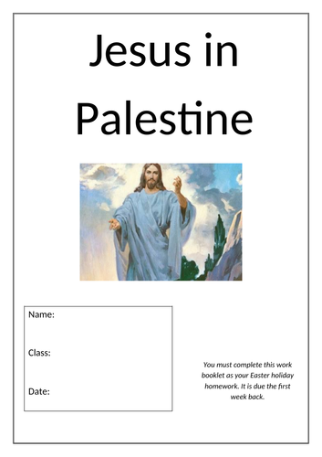 Jesus in Palestine Workbook | Teaching Resources