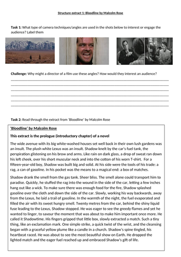 AQA Language paper 1 Q3 Booklet | Teaching Resources