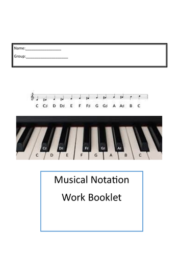 Notate work booklet online learning | Teaching Resources