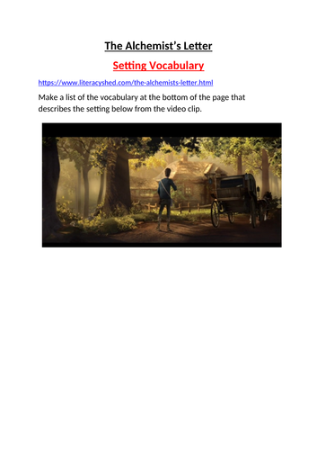 KS2 KS1 Writing Unit: The Alchemist | Teaching Resources