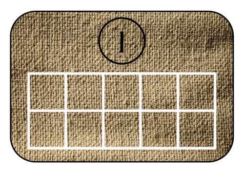 10s frames with 1-10 on, on a natural background | Teaching Resources