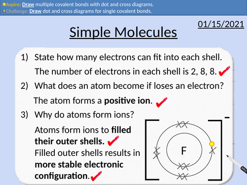 GCSE Chemistry: Simple Molecules | Teaching Resources