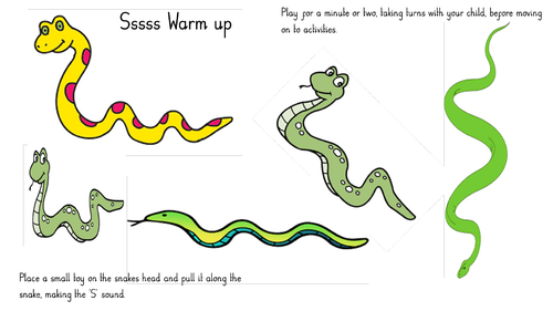 Speech and Language: Sound S | Teaching Resources