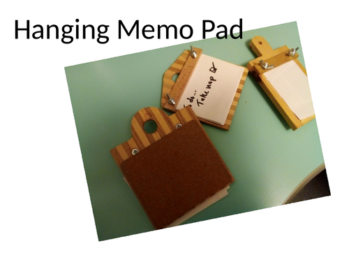 Hanging Memo Pad Mini Project | Teaching Resources