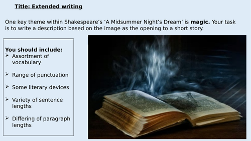 Shakespeare's A Midsummers Night Dream | Teaching Resources