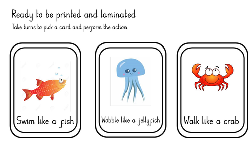 Under sea action game | Teaching Resources