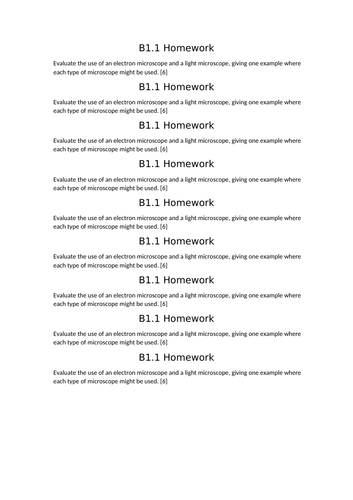 AQA GCSE Biology (9-1) B1.1 The world of the microscope FULL LESSON ...